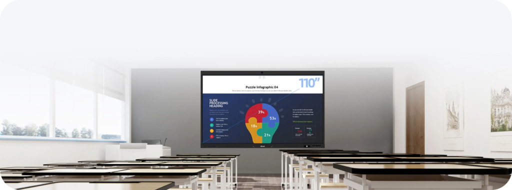 Immersive Grandeur:Larger Screen Visuals - IQTouch - IQBoard